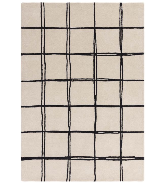 Albany Grid Rug in Monochrome by Asiatic | Jane Clayton