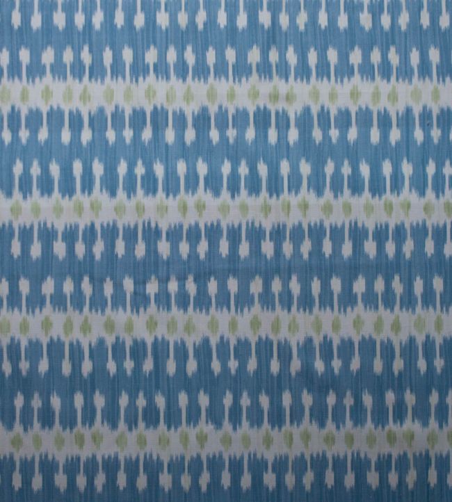 Alina Stripe Fabric in Teal by Titley and Marr | Jane Clayton
