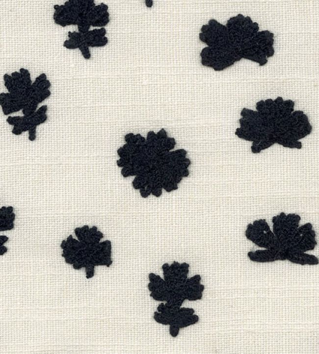 Amber Seeds Fabric in Black by JORO | Jane Clayton