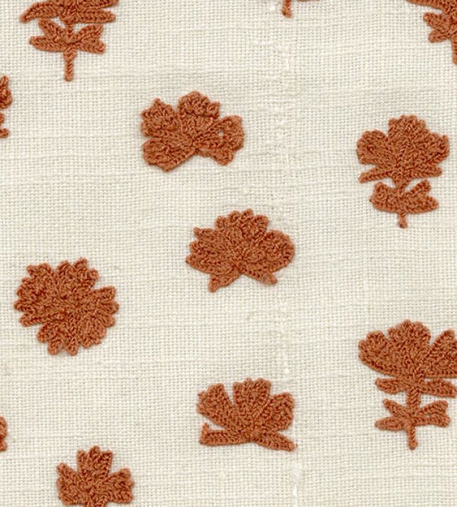Amber Seeds Fabric in Carrot by JORO | Jane Clayton