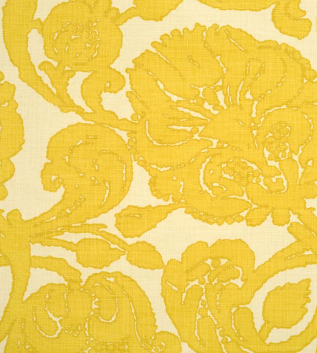 Anna Fabric in Lemon by Michael Szell for Christopher Farr Cloth | Jane ...