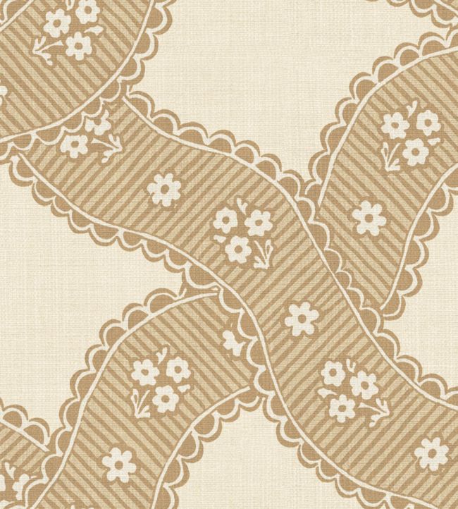 Annie Wallpaper in Honey by Sandberg | Jane Clayton