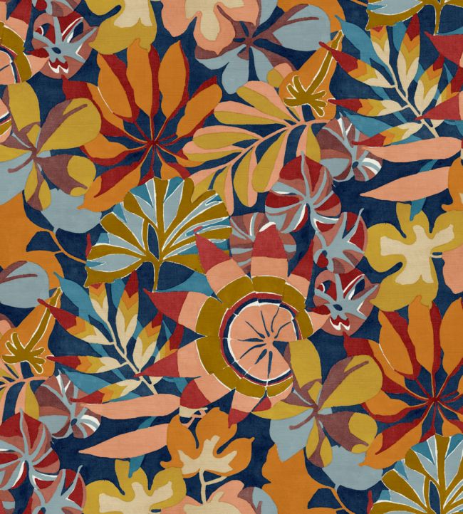 Arena Fabric in Marine by Arley House | Jane Clayton