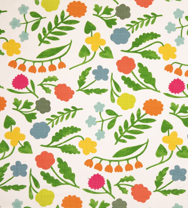 Array Fabric in Green by Makoto Kagoshima x Chariots On Fire for Christopher Farr Cloth | Jane ...