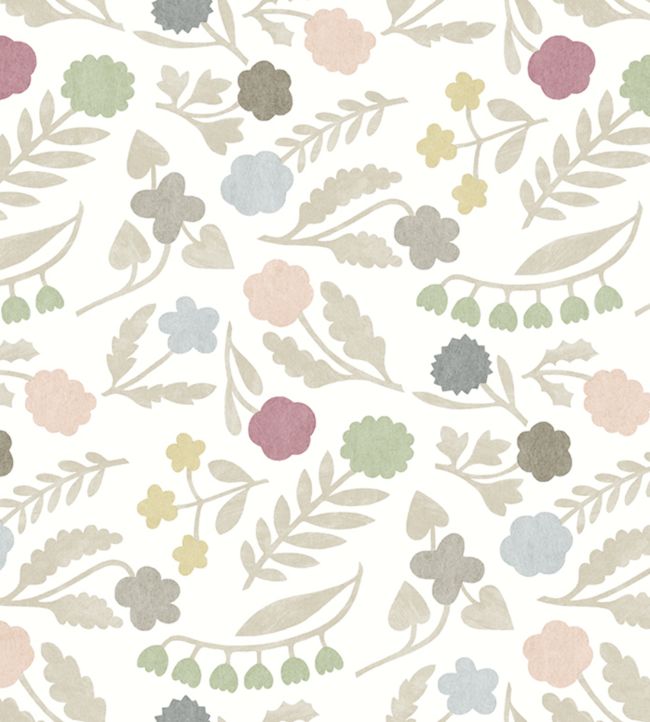 Array Wallpaper in Slate by Makoto Kagoshima x Chariots On Fire for Christopher Farr Cloth ...