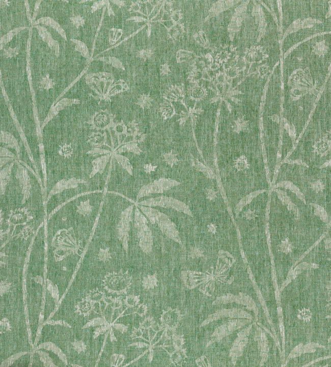 Astrea Fabric in Green by Fermoie | Jane Clayton