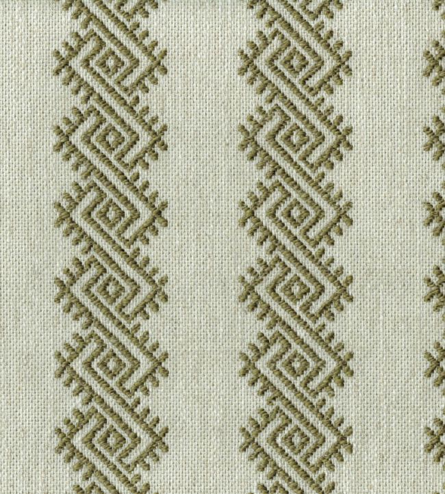Athenia Fabric in Olive by Titley and Marr | Jane Clayton