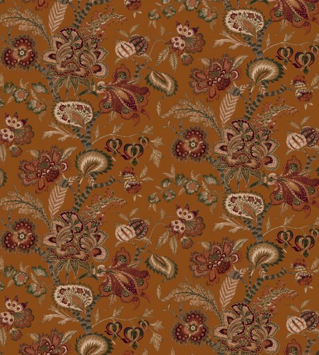 Baby Bombay Fabric in Burnt Orange by Arley House | Jane Clayton