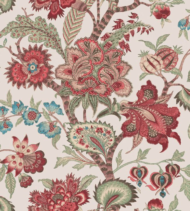 Baby Bombay Fabric in Rouge by Arley House | Jane Clayton