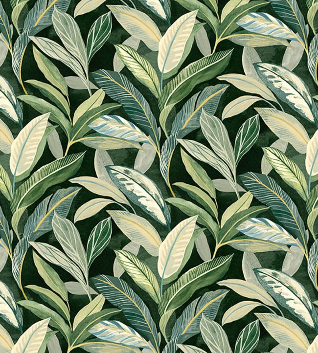 Baby Oasis Fabric in Evergreen by Arley House | Jane Clayton