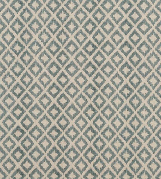 Salsa Diamond Fabric by Baker Lifestyle in Aqua | Jane Clayton