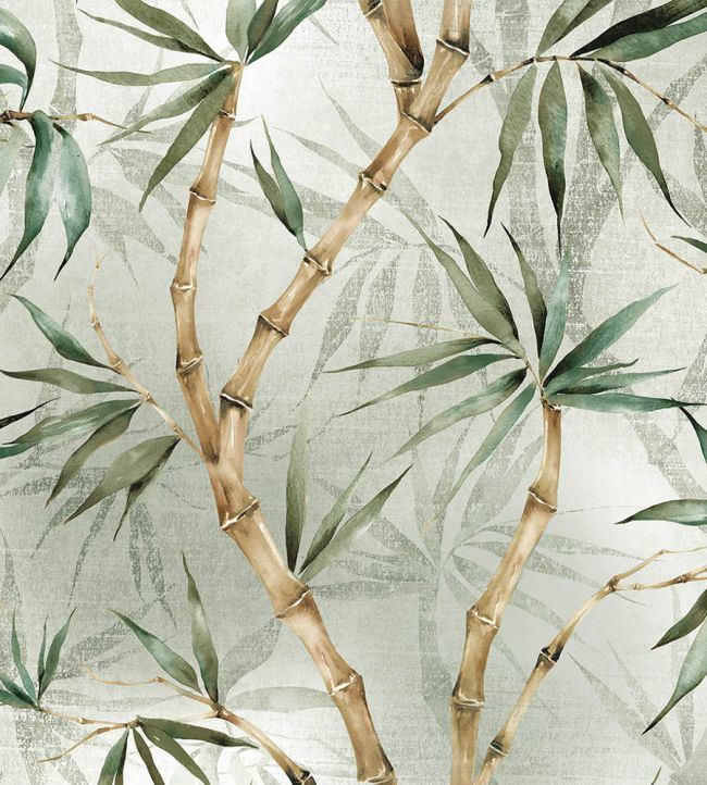 Bamboo Velvet Fabric in Pale Jade by Avalana | Jane Clayton
