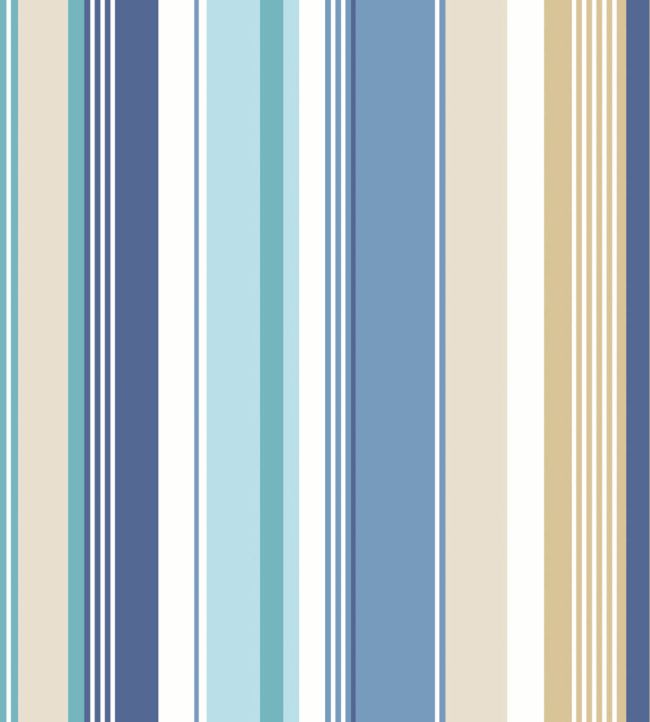 Barcode Wallpaper in Ocean by Ohpopsi | Jane Clayton