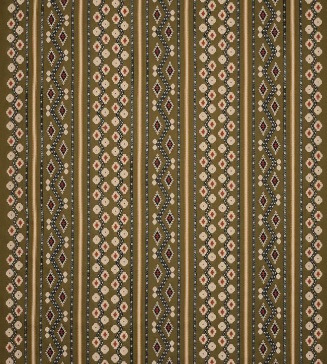Bayton Fabric in Olive by Colefax And Fowler | Jane Clayton