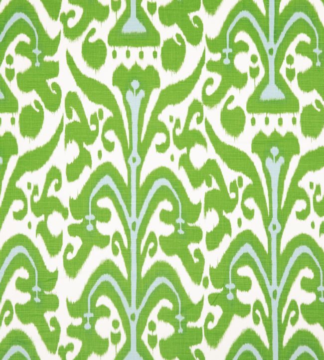 Belfour Fabric in Green by Michael Szell for Christopher Farr Cloth ...