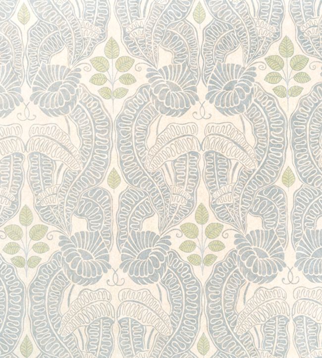 Belle De Nuit Fabric in Pale Blue by Raoul Dufy for Christopher Farr ...