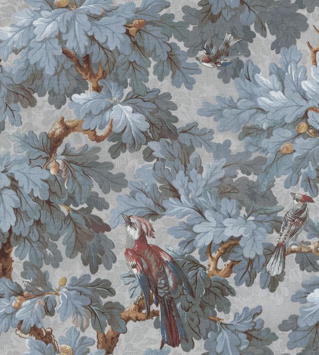 Benjamin Wallpaper in Misty Blue by Sandberg | Jane Clayton