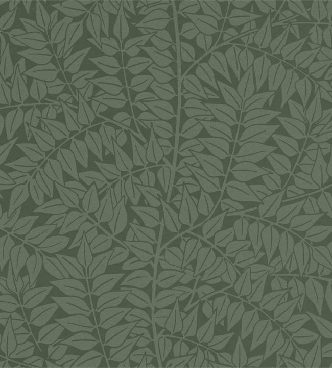 Branch Wallpaper in Forest by Morris & Co | Jane Clayton