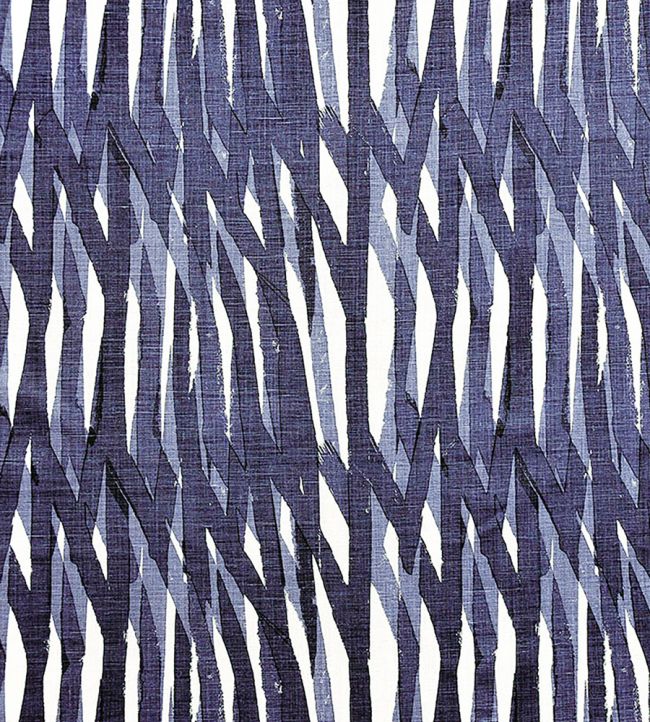 Breakwater Fabric in Indigo by Christopher Farr | Jane Clayton