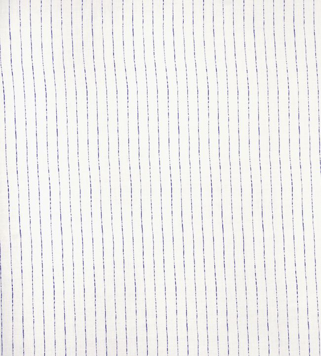 Broken Stripe Fabric in Indigo by Christopher Farr | Jane Clayton