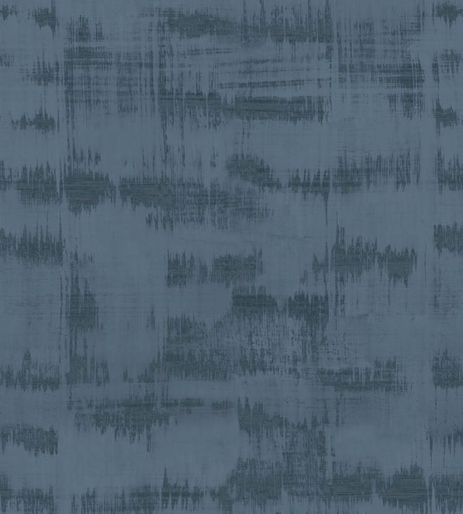 Cabin Vinyl Wallpaper in Midnight Blue by Christopher Farr Cloth | Jane ...