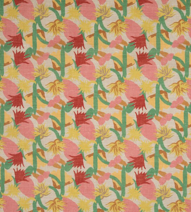 Cactus Flower Performance Fabric in Limone by Commune for Christopher ...