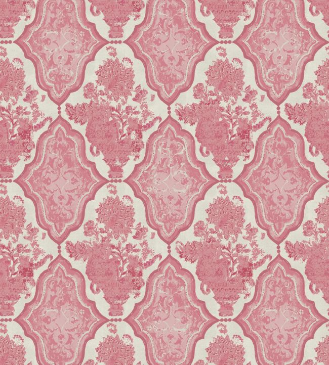 Cameo Vase Wallpaper in 05 Dark Pink by DADO | Jane Clayton