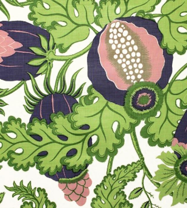 Carnival Fabric in Blueberry by Michael Szell for Christopher Farr ...