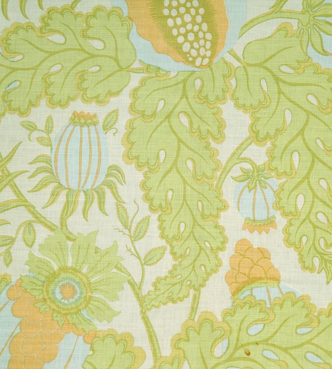 Carnival Fabric in Pale Blue by Michael Szell for Christopher Farr ...