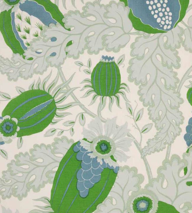 Carnival Fabric in Parakeet by Christopher Farr Cloth | Jane Clayton