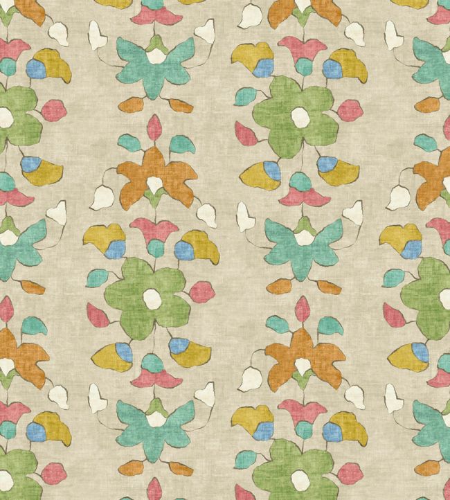Chamba Fabric in Allsorts by Lewis & Wood | Jane Clayton