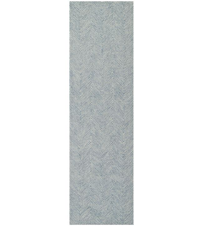 Charles CHR-1 Runner Rug in Blue by Momeni | Jane Clayton