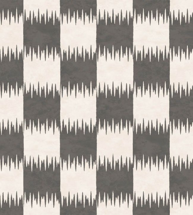 Checkmate Wallpaper in Ink by Woodchip & Magnolia | Jane Clayton