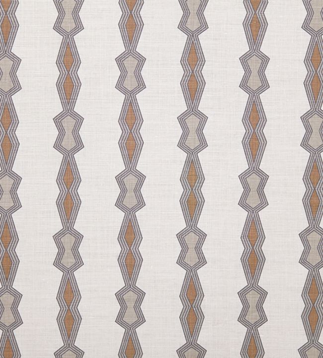 Chicago Fabric in Tobacco by El Ultimo Grito for Christopher Farr Cloth | Jane Clayton