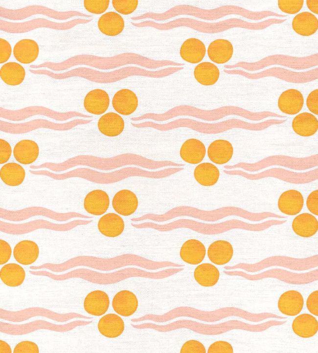 Chintamani Linen Fabric in Marigold by Ottoline | Jane Clayton