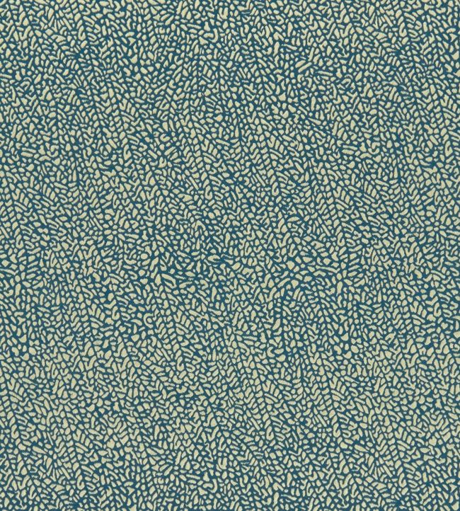 Isla Fabric in Teal/Gold by Clarke & Clarke | Jane Clayton