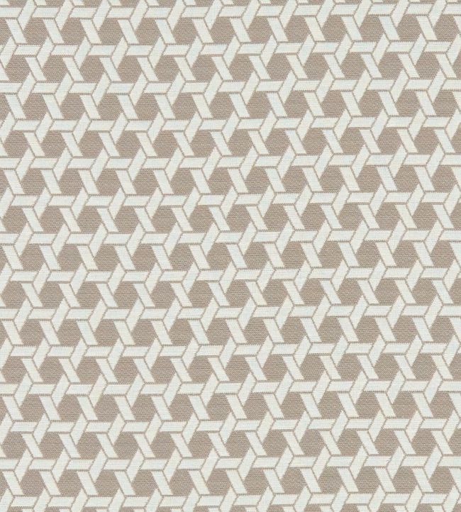 Saturn Fabric in Mocha by Clarke & Clarke | Jane Clayton