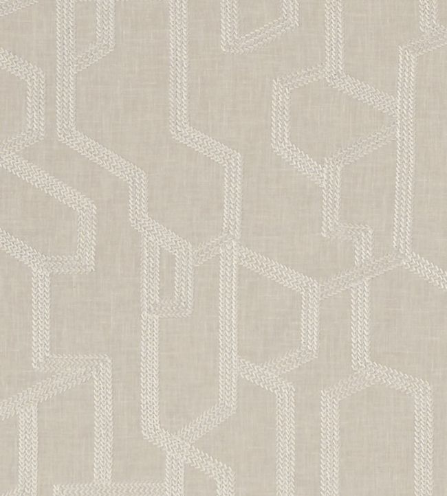 Labyrinth Fabric in Linen by Clarke & Clarke | Jane Clayton