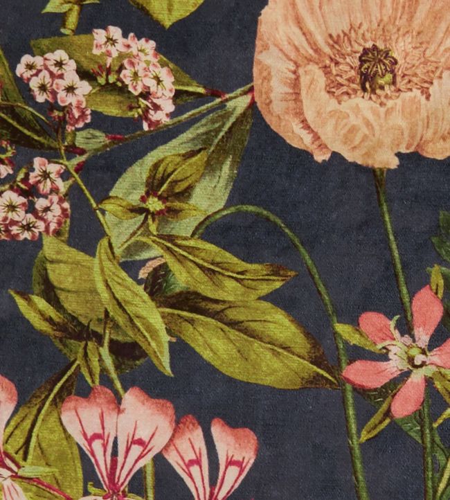 Passiflora Fabric in Midnight / Spice by Clarke & Clarke | Jane Clayton