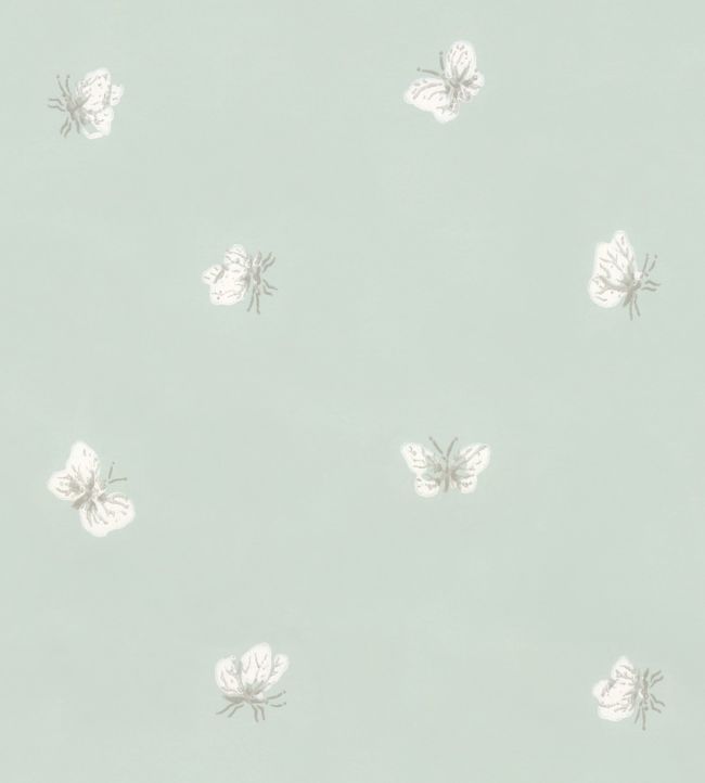 Peaseblossom Wallpaper in Duck Egg by Cole & Son | Jane Clayton