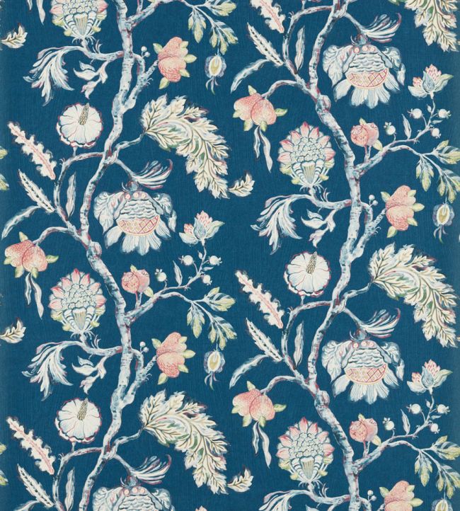 Copes Trail Wallpaper in Como Blue by Zoffany | Jane Clayton