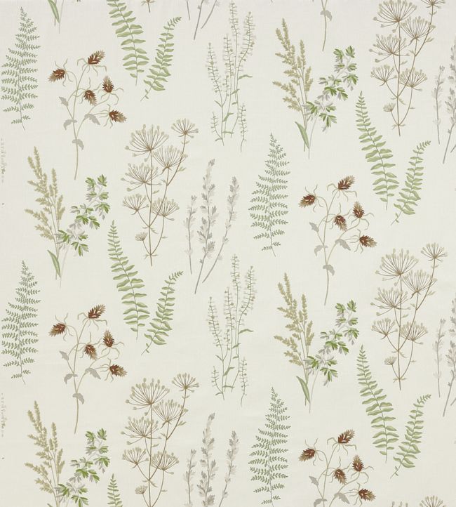 Corbell Fabric in Green by Jane Churchill | Jane Clayton