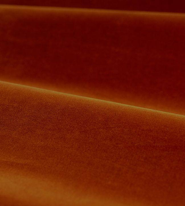 Cotton Velvet Performance Fabric in Terracotta by Zoffany | Jane Clayton