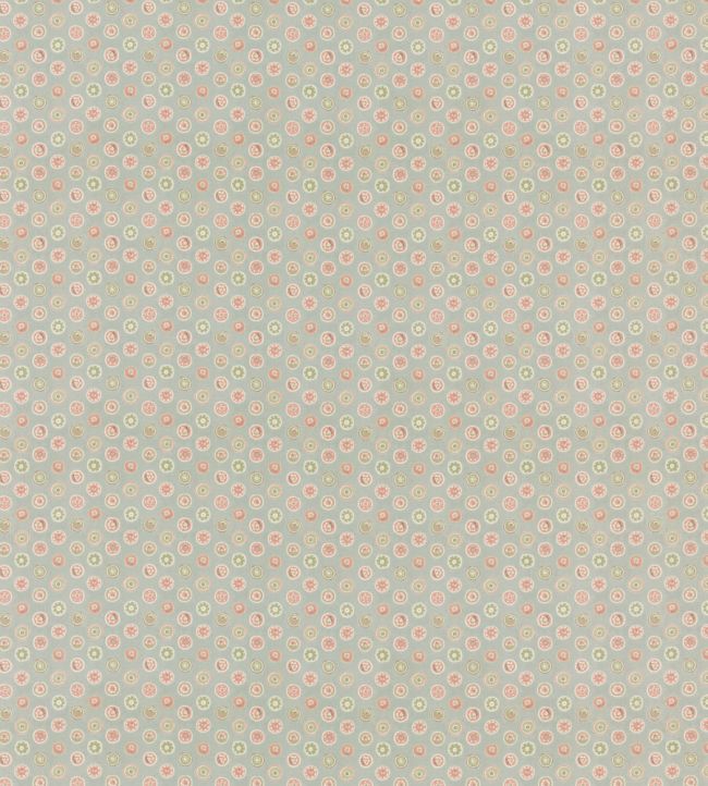 Court Buttons Fabric in Aqua by GP & J Baker | Jane Clayton