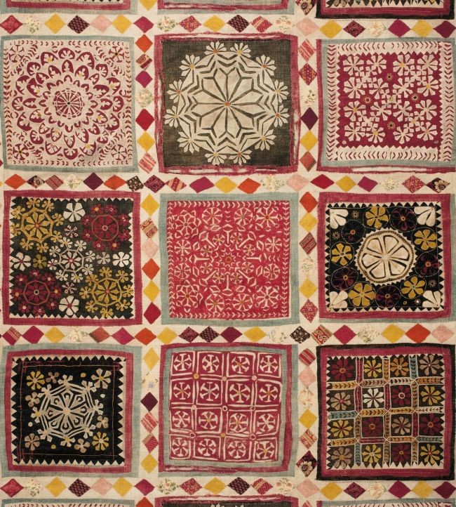 Courtyard Outdoor Fabric in Multi by Andrew Martin | Jane Clayton