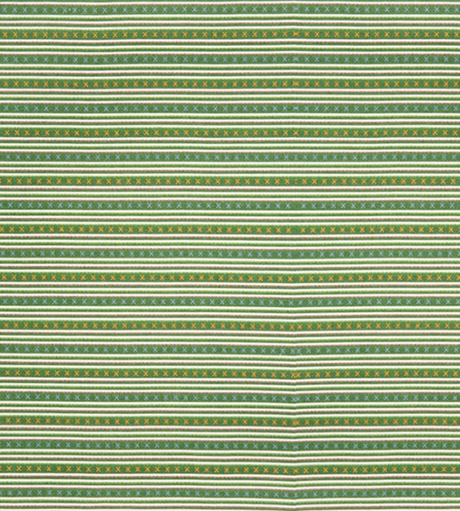 Criss Cross Fabric in Green by Kit Kemp for Christopher Farr Cloth ...