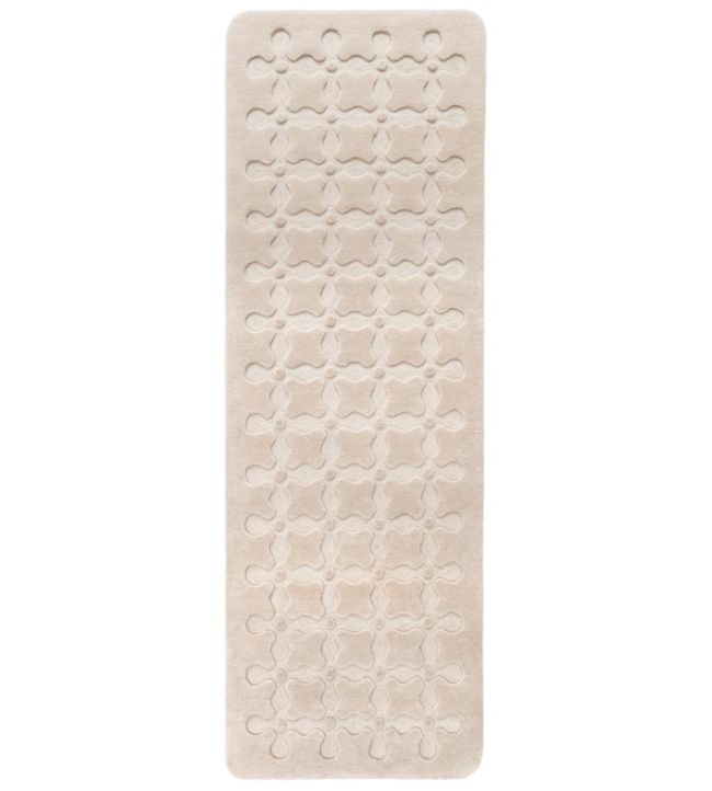 Criss Cross Runner Rug in Full Butter by cc-tapis | Jane Clayton