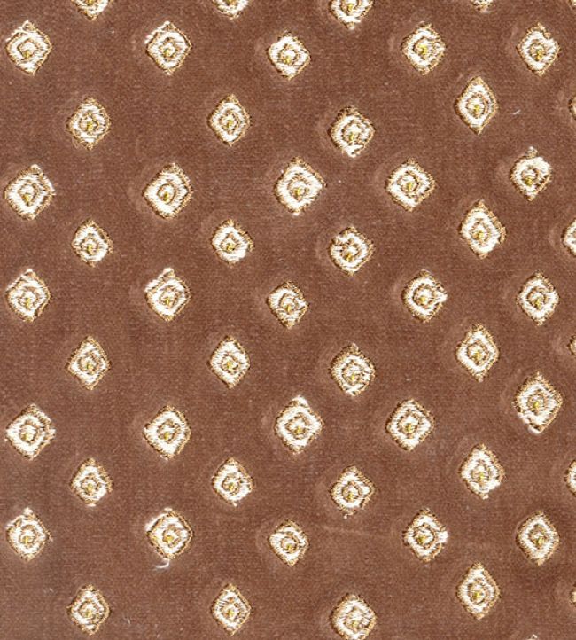 Dabby Fabric in Rust by JORO | Jane Clayton