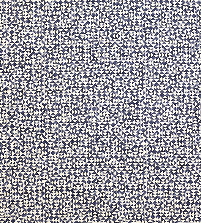 E Fabric in Indigo by Anni Albers for Christopher Farr Cloth | Jane Clayton