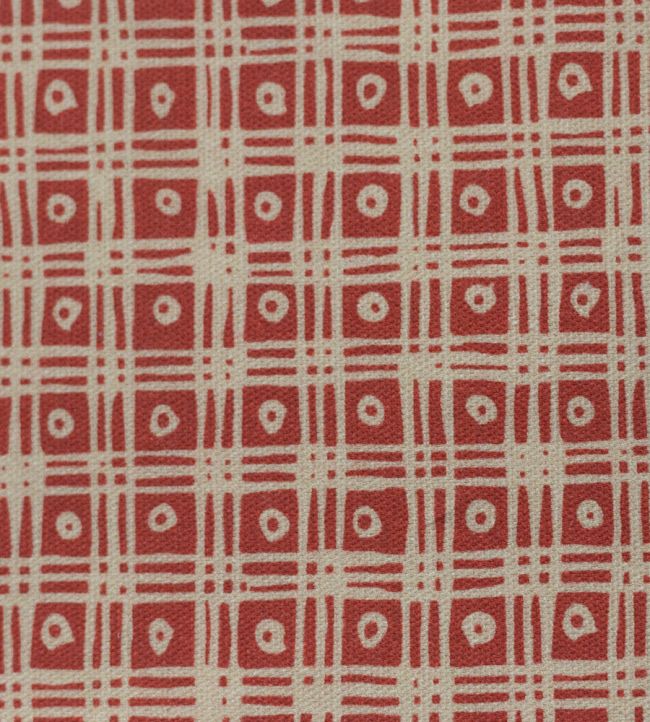 Eleco Fabric in Terracotta by Titley and Marr | Jane Clayton